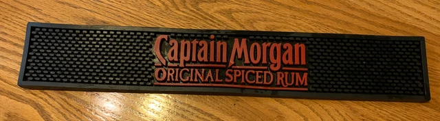CAPTAIN MORGAN SPICED Rum Bar Rail Spill Mat 20-3/4” (Ii) $19.25 - PicClick