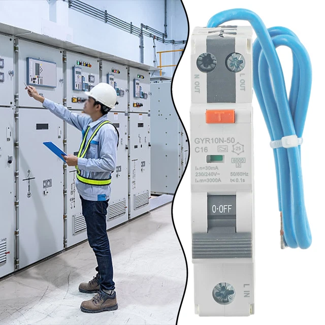 ADVANCED TECHNOLOGY ELECTRONIC RCBO Circuit Breaker Improved Efficiency ...