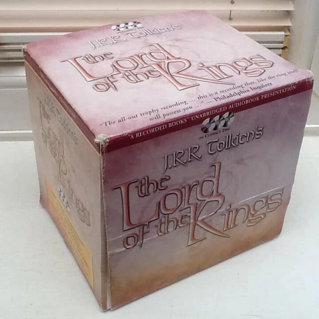 JRR TOLKIEN'S LORD OF THE RINGS - Complete Unabridged Audiobook : 46 CD ...