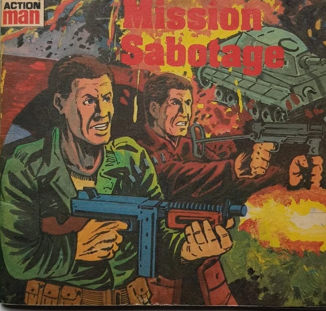 ACTION MAN MINI Story Book (1978) - Mission Sabotage £15.00 - PicClick UK