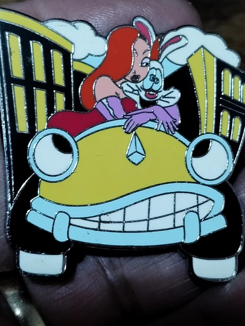 🎂 DISNEY WHO Framed Roger Rabbit Pin - Jessica Rabbit and Benny the Cab ...