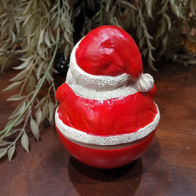 VINTAGE 1980'S MUSICAL ROLY POLY Santa By Samaco Plays Jingle Bells $55 ...