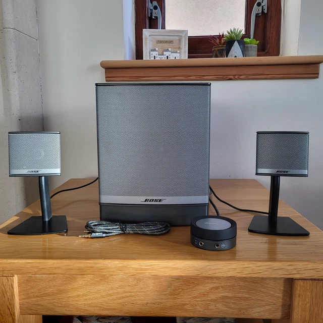 BOSE COMPANION 3 Series 2 Multimedia Speaker System - Graphite/Silver ...