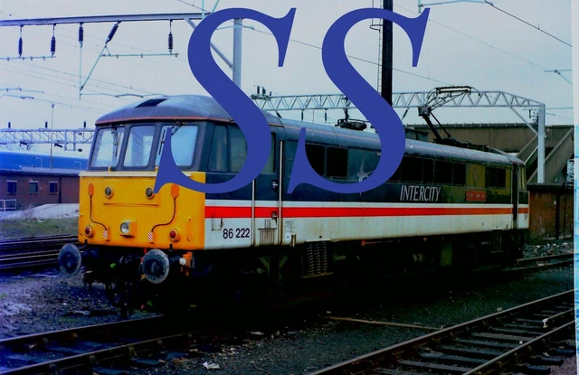 UK RAILWAYS 35MM COLOUR NEGATIVES: 86226-86222 at LONGSIGHT DEPOT 06-01 ...