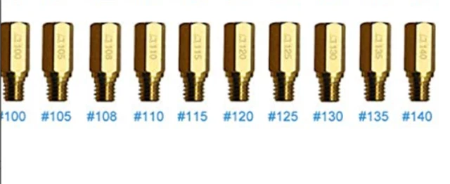 10X CARBURETTOR MAIN Jets for Keihin OKO KOSO PE PWK #100 105 108 110 ...