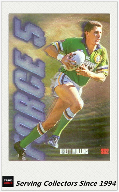 1995 DYNAMIC RUGBY League Series 1 Force 5 Unsigned Card SS2:Brett ...