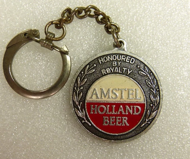 PORTE-CLÉS, KEY RING - AMSTEL HOLLAND BEER Honoured by Royalty - Bière ...