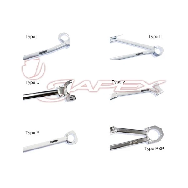 OKUYAMA FRONT STRUT Bar for SPRINTER TRUENO AE111 Type II 3-Point Bar ...