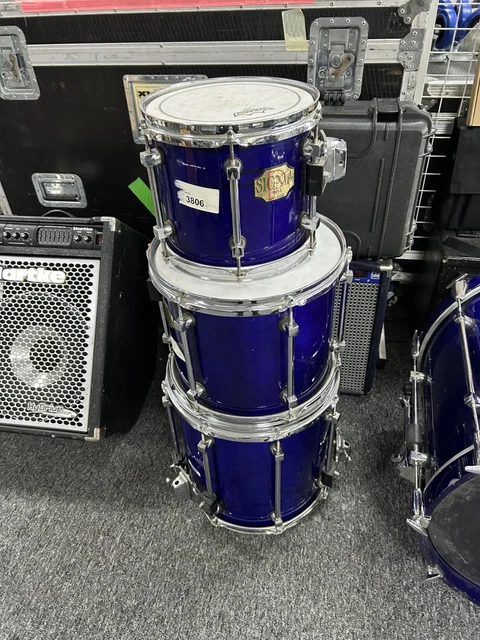 PREMIER SIGNIA PURPLE 5 Piece Drum Kit £1,500.00 - PicClick UK