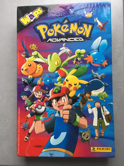 COMPLETE BOXED SET Panini Pokemon Advanced Waps Collection - 160 Waps £ ...