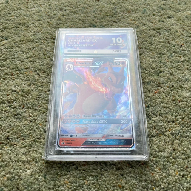 CHARIZARD GX SM211 Ace 10 Hidden Fates Tin Promo 2019 Holo Pokemon Card ...