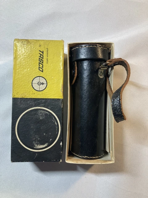 TASCO POCKET TELESCOPE 25 Power 1ate Vintage In Original Box Made In ...