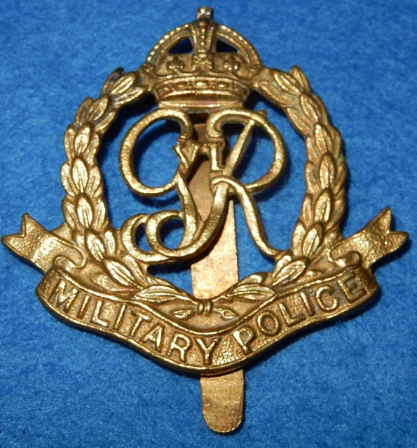 WW2 ERA ROYAL Military Police Regiment British Military Cap Badge World ...