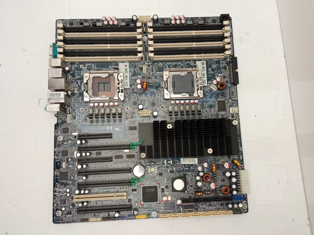 HP Z800 DUAL Socket LGA1366 Workstation DDR3 Motherboard 460838-003 ...