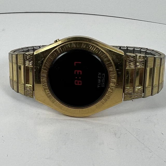 VINTAGE TIMEX SSQ Digital Red LED Working New Batteries £226.93 ...