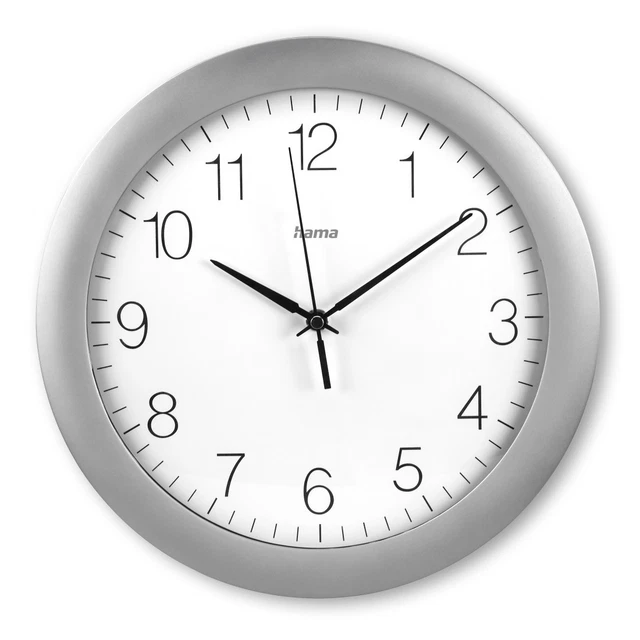 HORLOGE MURALE RADIO-PILOTÉE DCF "Ténérife", Ø 30 cm, noir EUR 30,99 ...