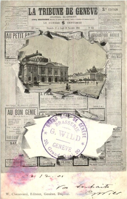 GENEVE - LA Tribune de Geneve -173154 EUR 24,50 - PicClick DE