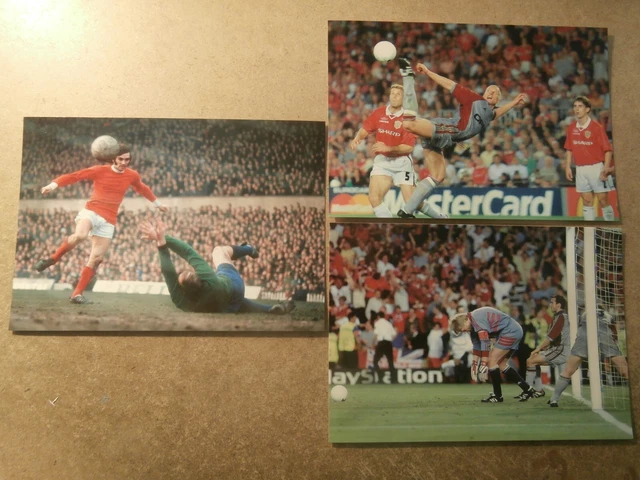 CHAMPIONS LEAGUE, MANCHESTER United, George Best, 3 Photocards ...