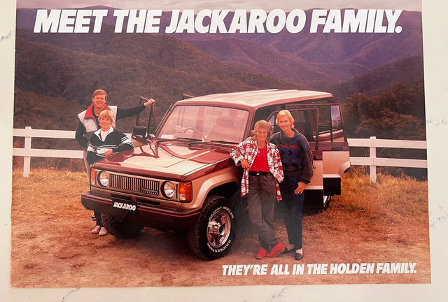 MEET THE JACKAROO Family, Australian Holden sales brochure 1985 $21.00 ...