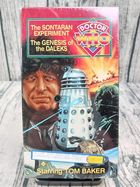 DOCTOR WHO: THE Sontaran Experiment/The Genesis of the Daleks (VHS, CBS ...