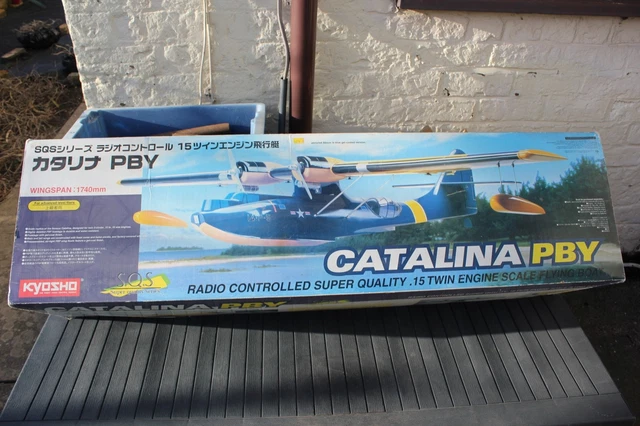 KYOSHO CATALINA PBY S.Q.S. 174cm wingspan, radio controlled model kit £ ...