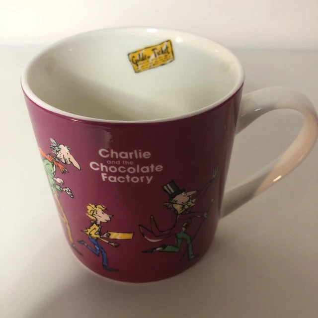 ROALD DAHL CHARLIE And The Chocolate Factory Mug 2019 Golden Ticket Cup ...