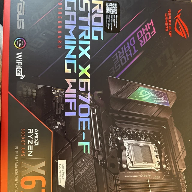 (SOD KERNEL ERROR) ASUS Rog Strix X670E-F Gaming Wifi Motherboard Pcie ...