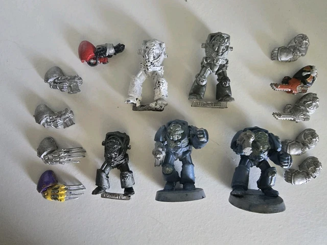 WARHAMMER 40K SPACE Marine - Classic Metal Terminator Squad (2nd Ed) £ ...