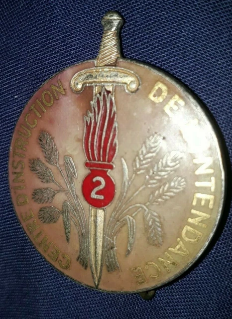 INSIGNE MILITAIRE RÉGIMENT centre instruction intendance 2 armée blé ...