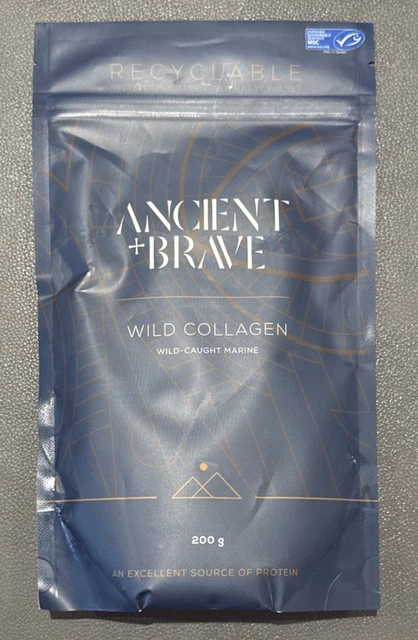 ANCIENT + BRAVE Wild Collagen 200g - Marine Collagen Powder (Fish)100% ...