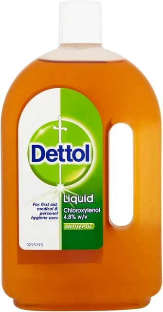DETTOL ORIGINAL LIQUID Antiseptic Disinfectant for First Aid 750 ml £5. ...