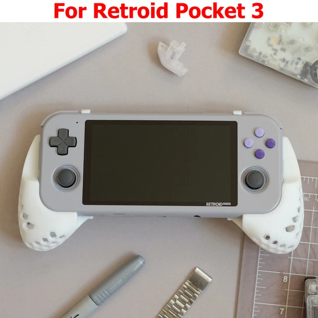 RETROID POCKET 3 Pocket3 RP3 3D Printed Handhold Controller Holder Grip Handle £13.31 - PicClick UK