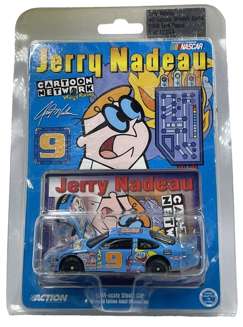 JERRY NADEAU #9 Cartoon Network Dexter 1999 Ford Taurus 1:64 NASCAR ...
