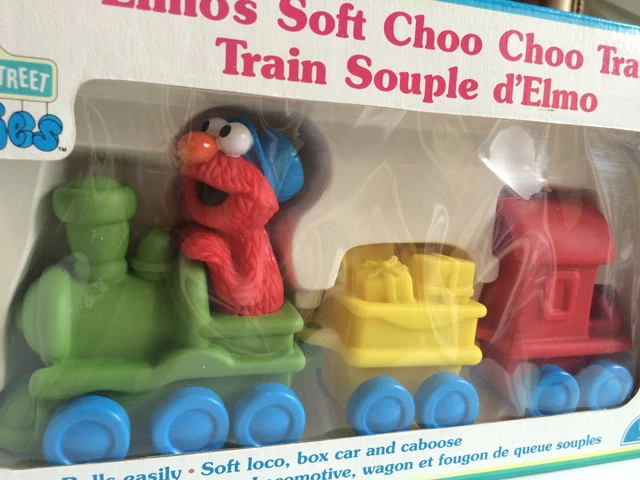 VINTAGE TRAIN ELMO SESAME STREET Babies année 1992 NEUF sous emballage ...