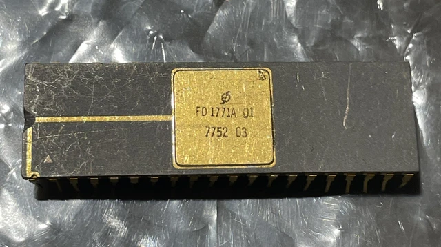 RARE FD1771A 01 7747 IC Chip For Henelec G805 Floppy Disk System £113. ...
