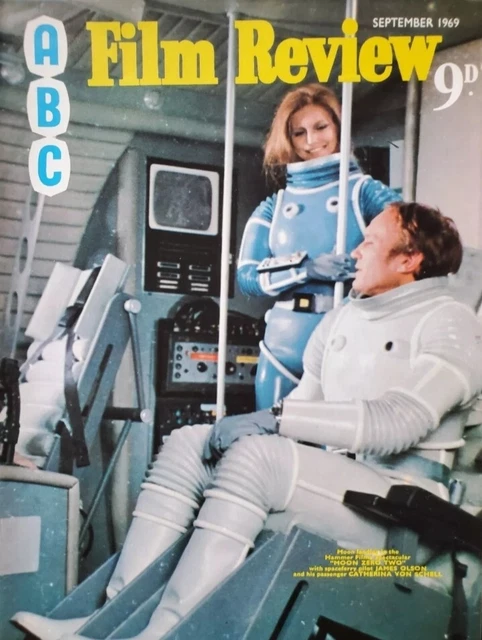 ABC FILM REVIEW Sept 1969 - Catherine Schell, Raquel Welch *Back Cover ...