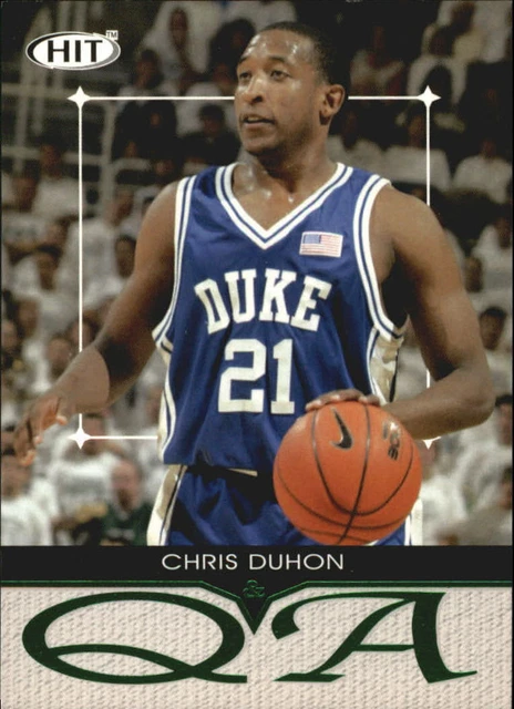 2004 SAGE HIT Q&A argent #Q21 Chris Duhon EUR 1,86 - PicClick FR