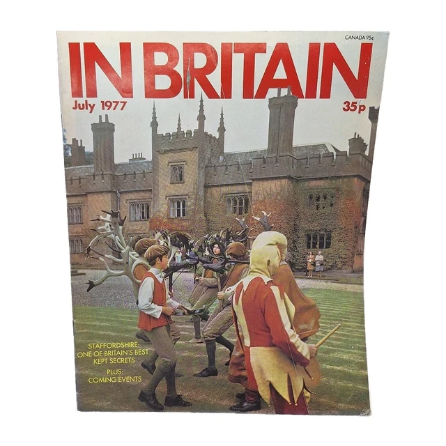 IN BRITAIN MAGAZINE July 1977 Britain's Best Secrets UK England United ...