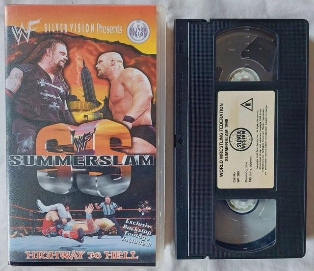 WWF WWE WRESTLING SUMMERSLAM Highway To Hell VHS Video Tape 1998 Silver Vision £4.99 - PicClick UK