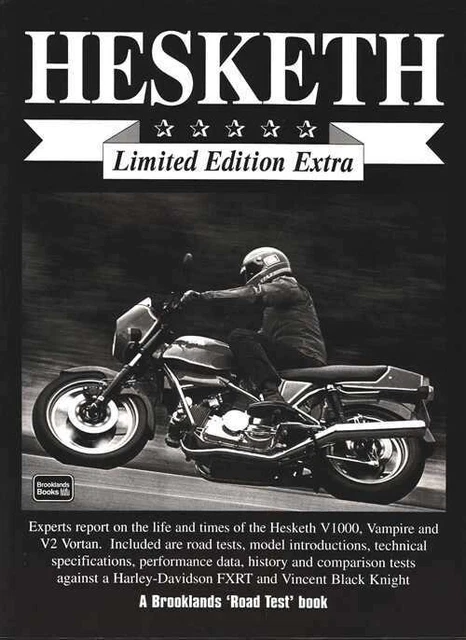 HESKETH LIMITED EDITION Extra Road Tests £48.36 - PicClick UK