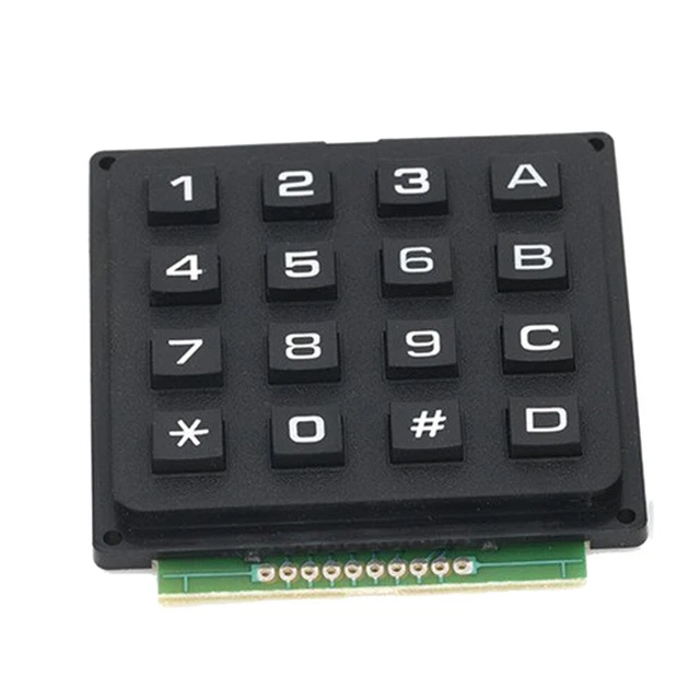 COMPACT DESIGN 4X3 Industrial Keyboard Module Line Scan for MT ...