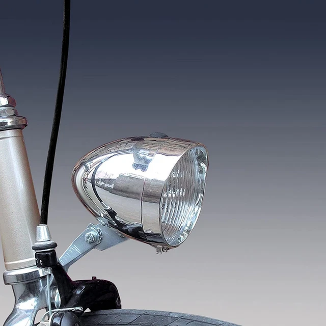 RETRO BIKE HEADLIGHT for Night Riding Vintage Lights Front and White £ ...