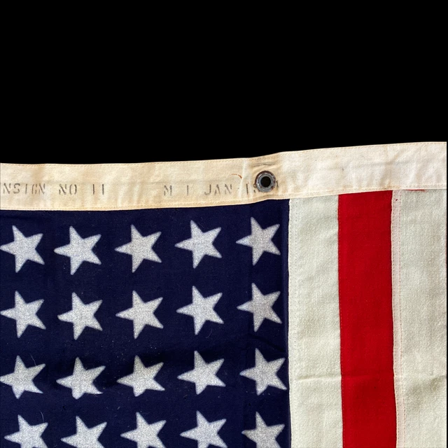 RARE WWII JAN 1944 D-Day Invasion Order 48 Star Ensign 11 Landing Craft ...