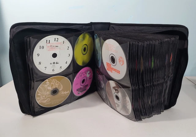 FULL BINDER - Lot Of 197 Music Cds - Rap Hip Hop R&B, Eminem, Snoop ...