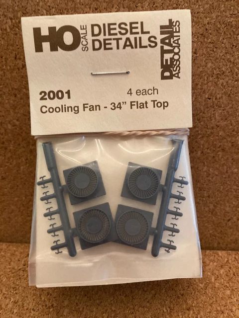 DETAILS ASSOCIATES 2001 COOLING FAN - 34" FLAT TOP HO Scale Model ...
