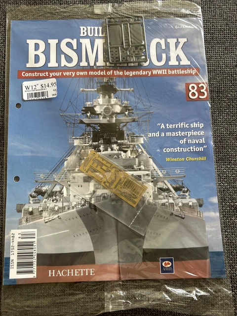 HACHETTE PARTWORKS BUILD the Battleship Model Bismarck Part 83 $18.00 ...