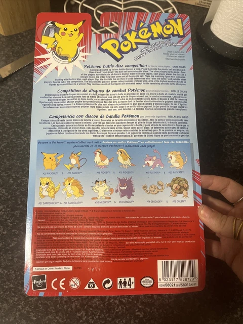 ORIGINAL VINTAGE POKÉMON Battle Figures Gengar & Meowth Sealed Box ...