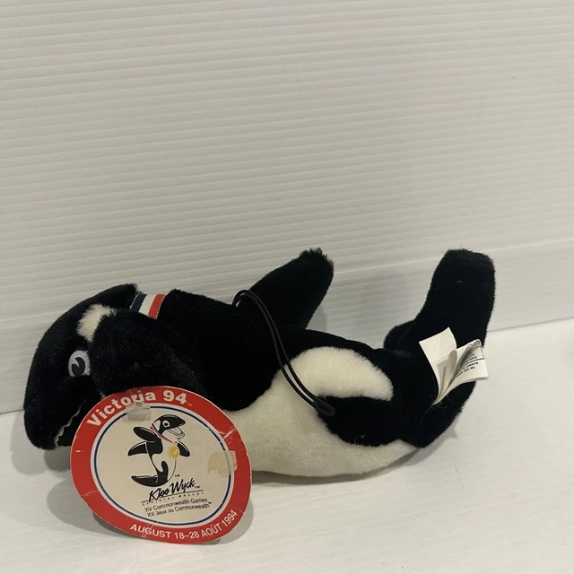 COMMONWEALTH GAMES VICTORIA 94 Orca Plush Toy Whale Mascot Klee Wyck ...