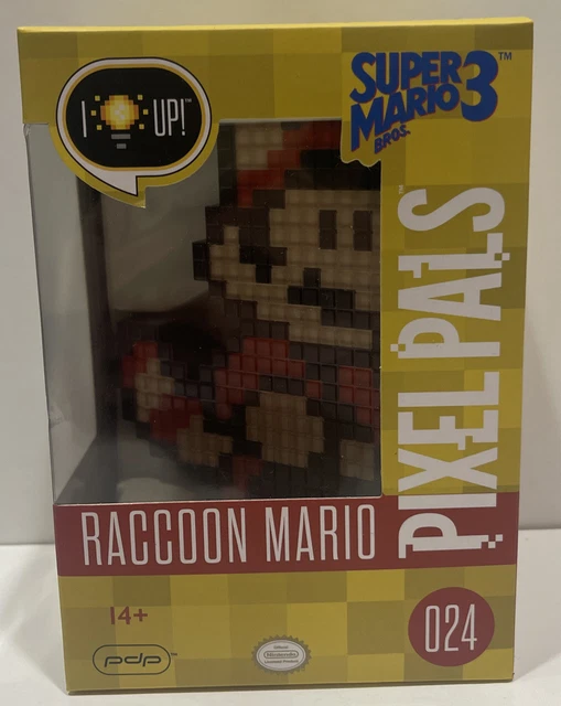 RACCOON MARIO PIXEL Pal (Super Mario Bros. 3) - New £27.66 - PicClick UK