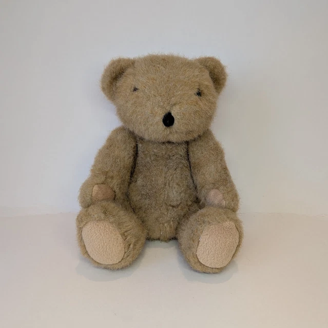 VINTAGE METRO TOYS 10" Fully Jointed Light Brown Teddy Bear Soft Toy ...